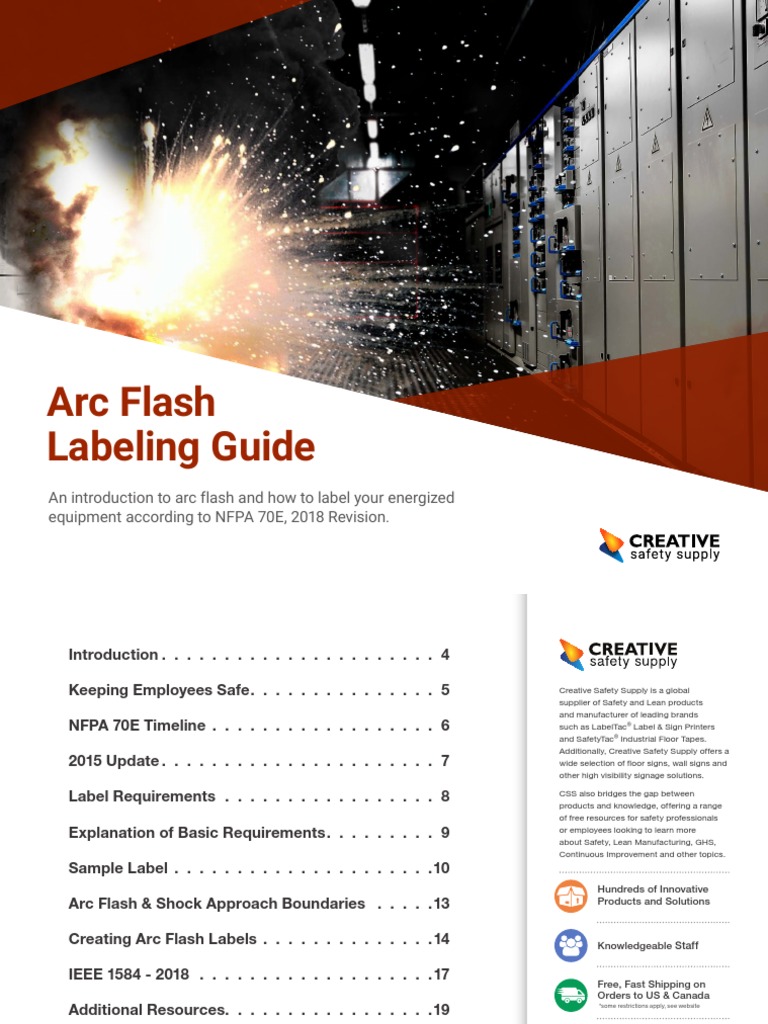 Arc Flash Labeling Guide | PDF | Personal Protective Equipment ...