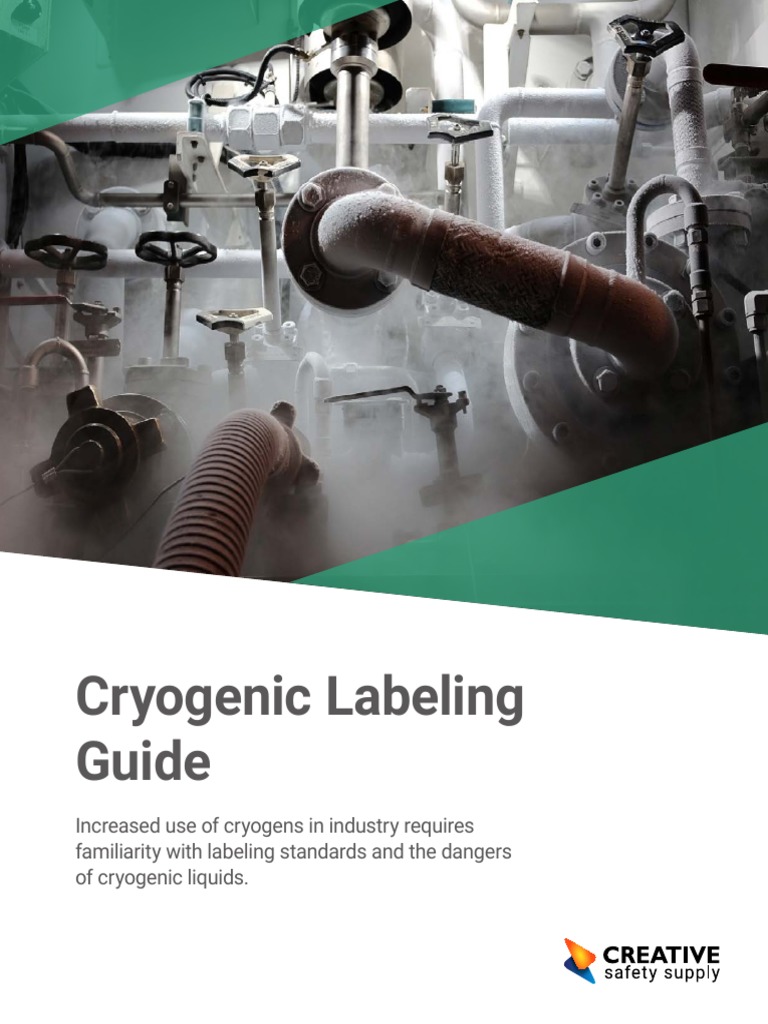 Guide-Cryogenic Labeling | PDF | Cryogenics | Liquids