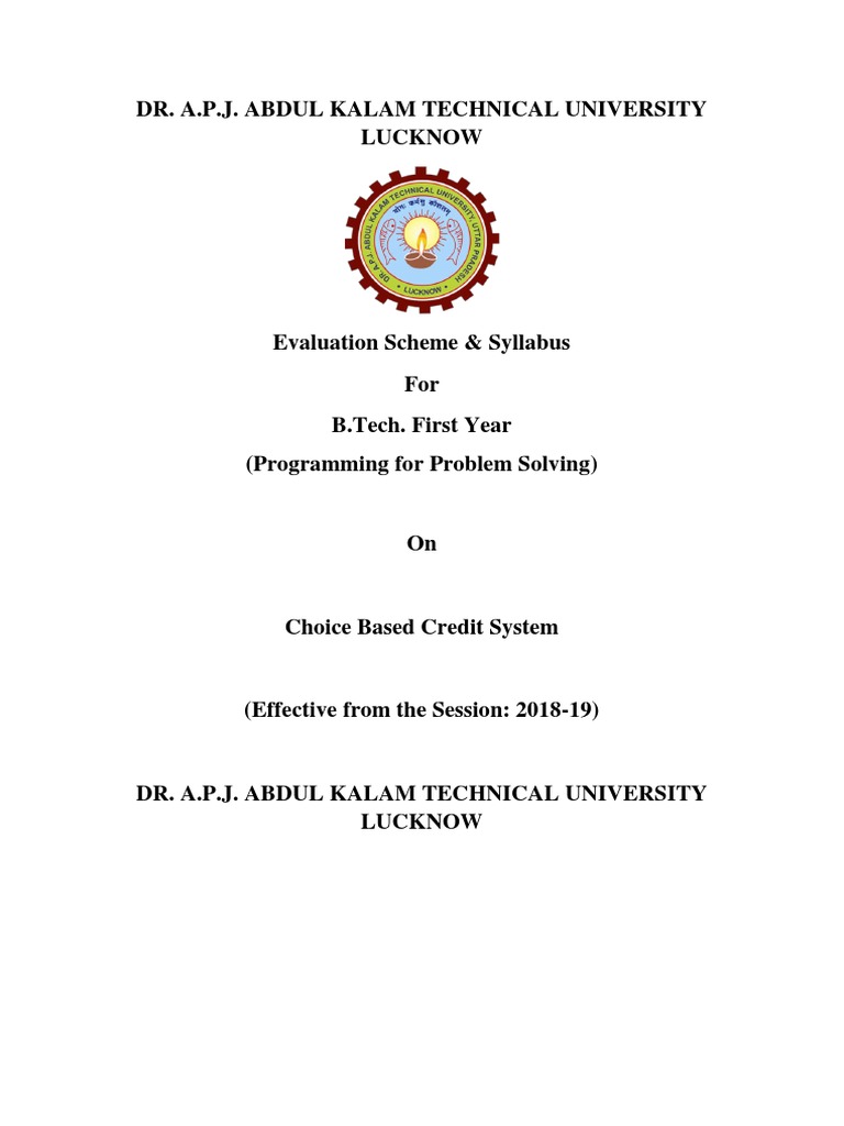 Programming For Problem Solving | PDF | Subroutine | Matrix (Mathematics)