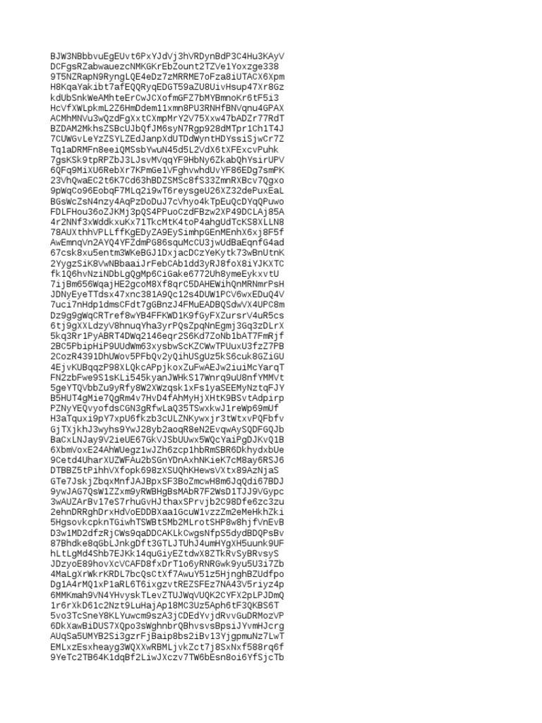 Random Alphanumeric Sequence | PDF