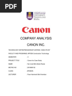 ENT 600 Case Study | PDF | Entrepreneurship | Swot Analysis