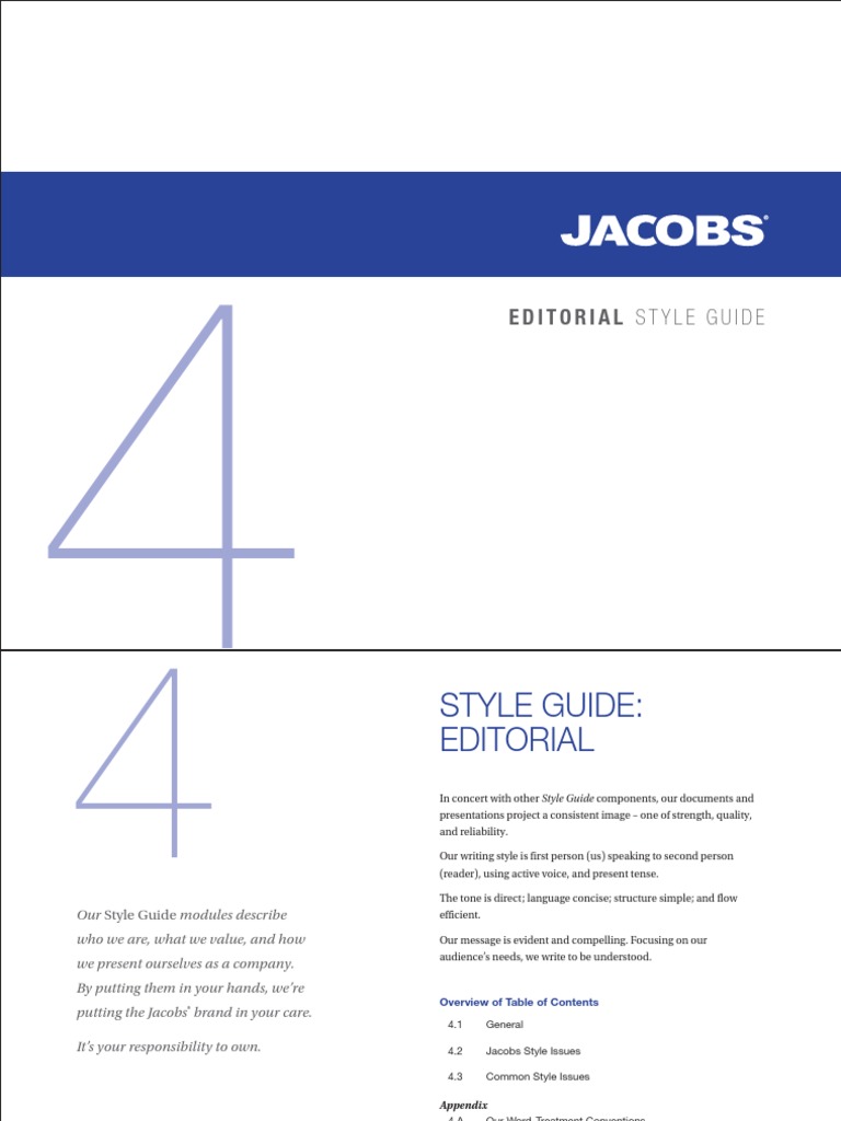 4 Style Guide Editorial | PDF | Acronym | Quotation Mark