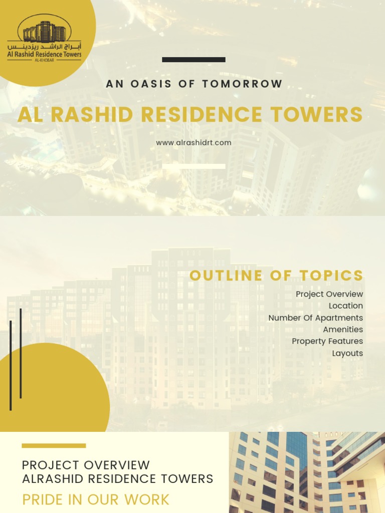 Al Rashid Residence Towers Profile | PDF | Home & Garden