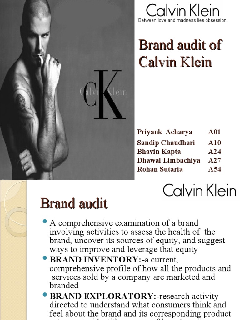 Calvin Klein Brand Audit | PDF | Fashion | Consumer Goods