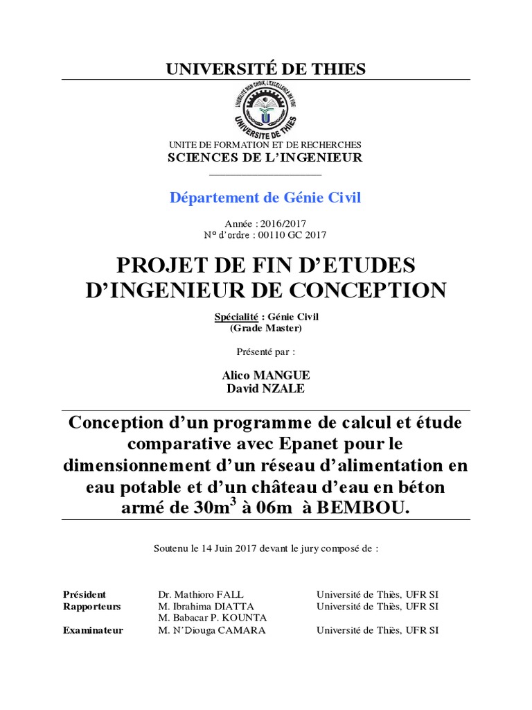 PFE Alico&David | PDF | Béton armé | Résistance des matériaux