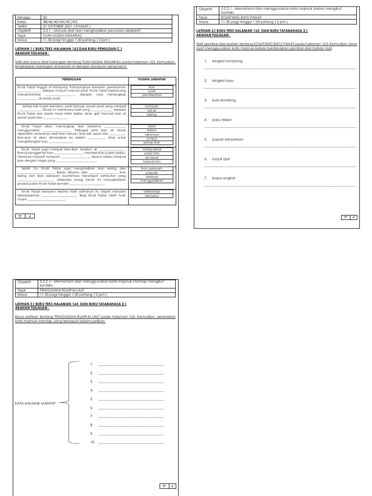 Minggu 36 Isnin | PDF