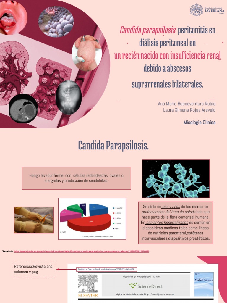 Candida parapsilosis peritonitis en diálisis peritoneal en recién ...