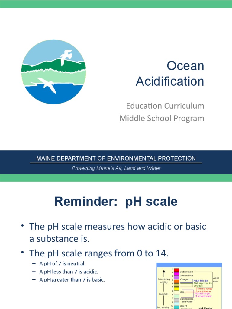 Ocean Acidification Curriculum for Schools | PDF | Ocean Acidification ...