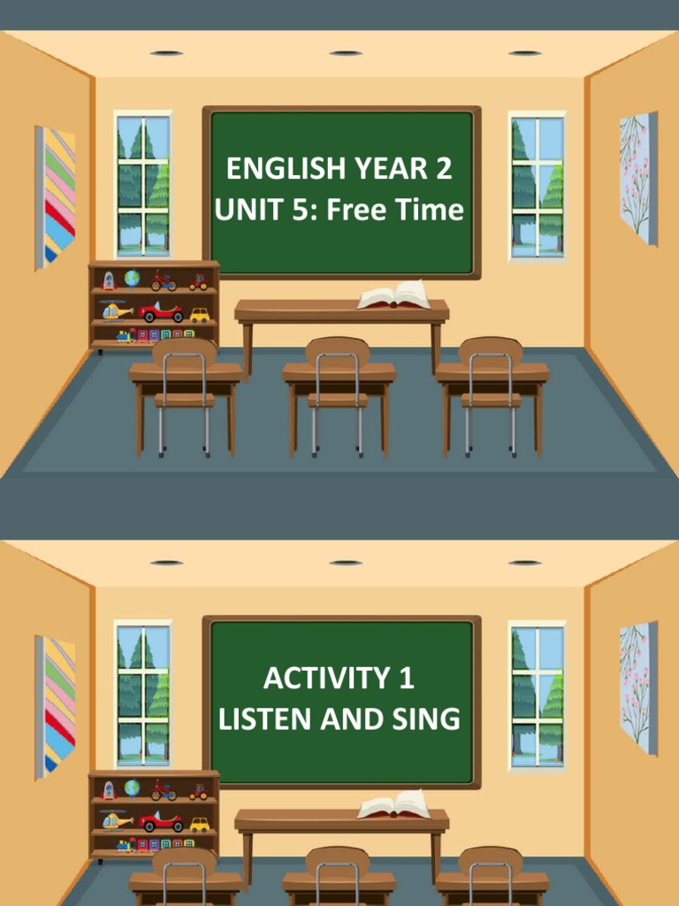 English Year 2 UNIT 5: Free Time | PDF