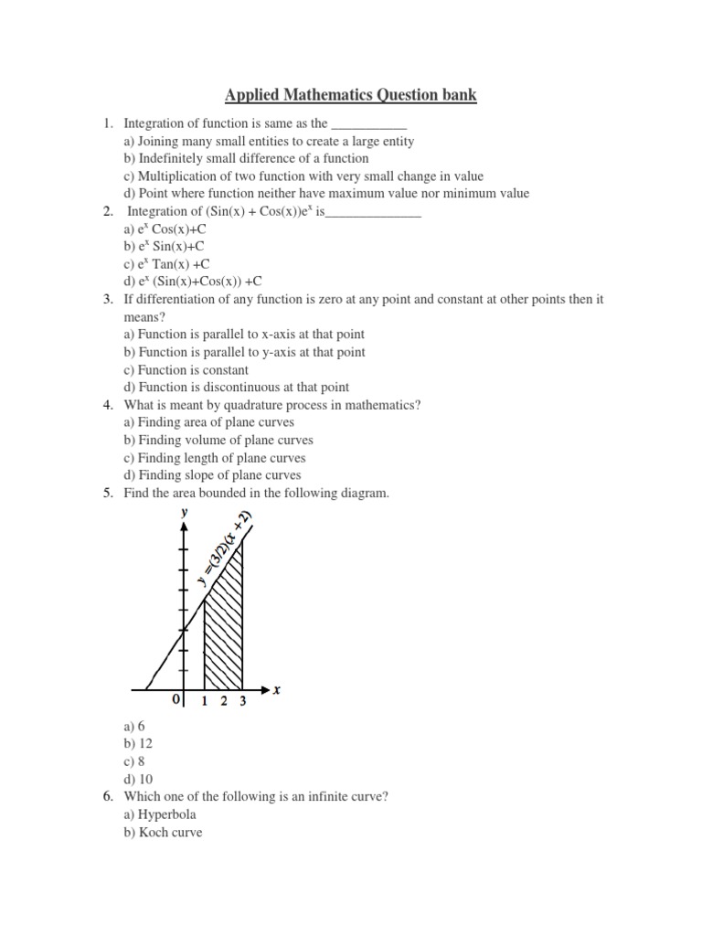 Applied Maths 3 Question Bank For Students | PDF | Probability ...