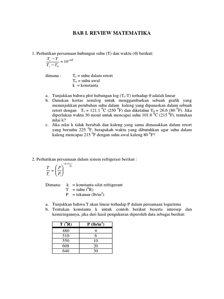 Soal2 Review MTK PR TH 2021 | PDF