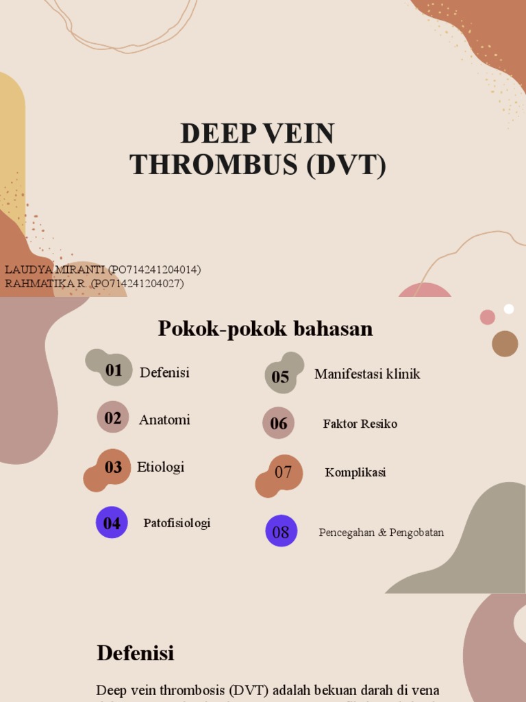 Penyebab dan Pengobatan DVT Kaki | PDF