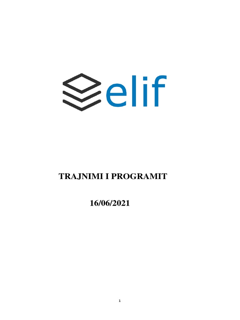 Manual Elif Fiskalizim | PDF