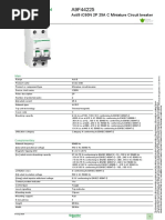Product Data Sheet: Acti9 iC60N 1P 6A C Miniature Circuit Breaker | PDF ...