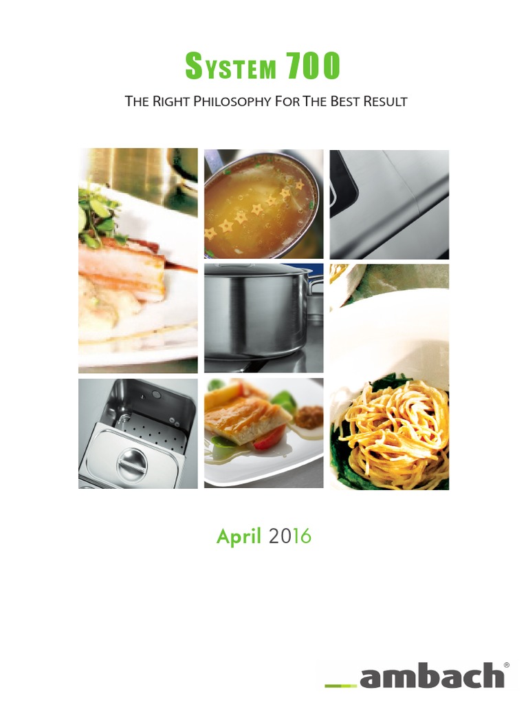 Ambach System 700 | PDF | Barbecue Grill | Stainless Steel