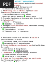 Security Guard Mock Exam | PDF | Security Guard | Test (Assessment)