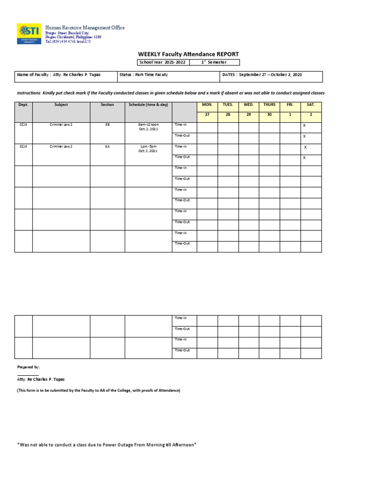 WFAR - Atty. Tupas Week 3 | PDF