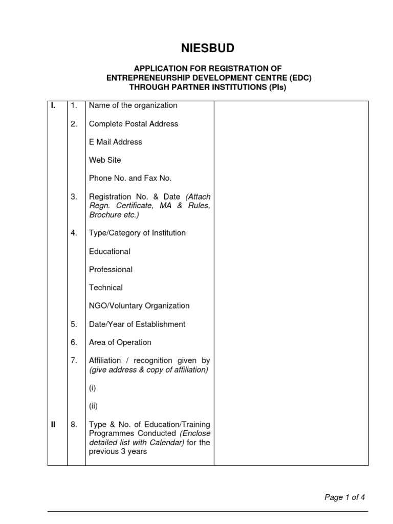 Application Form For EDC | PDF | Cheque | Receipt