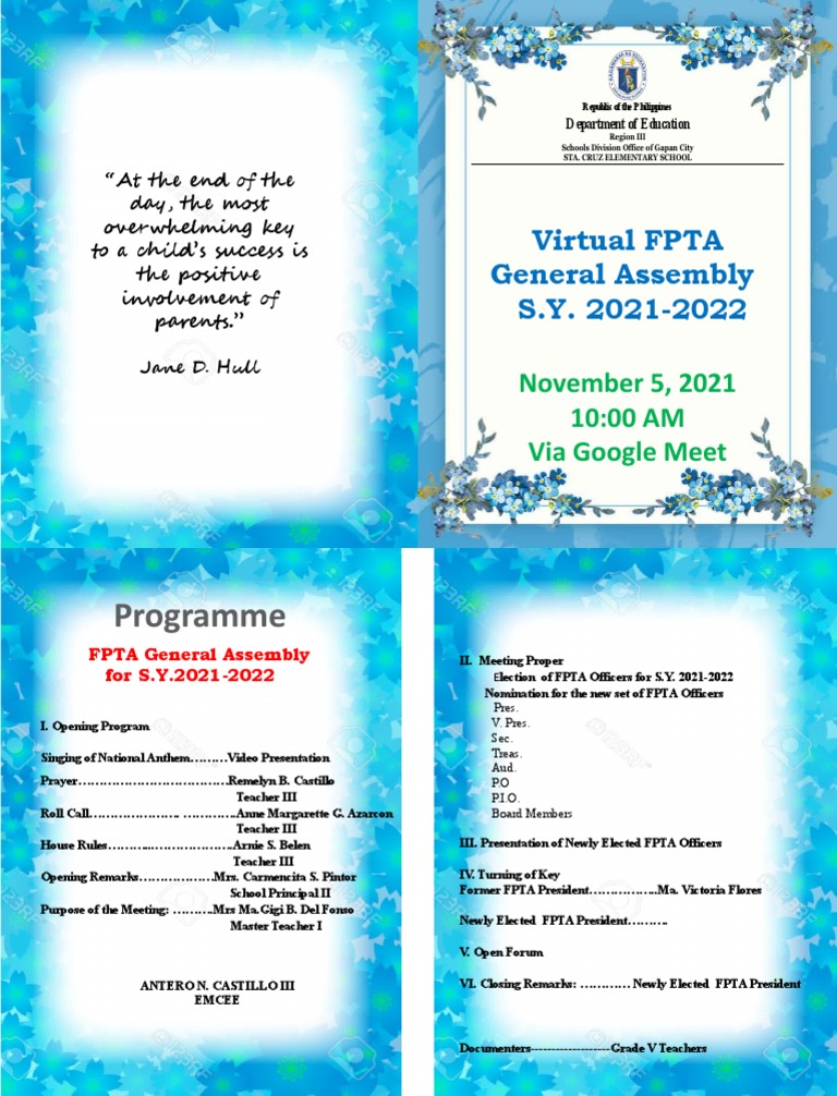 Program General Assembly | PDF