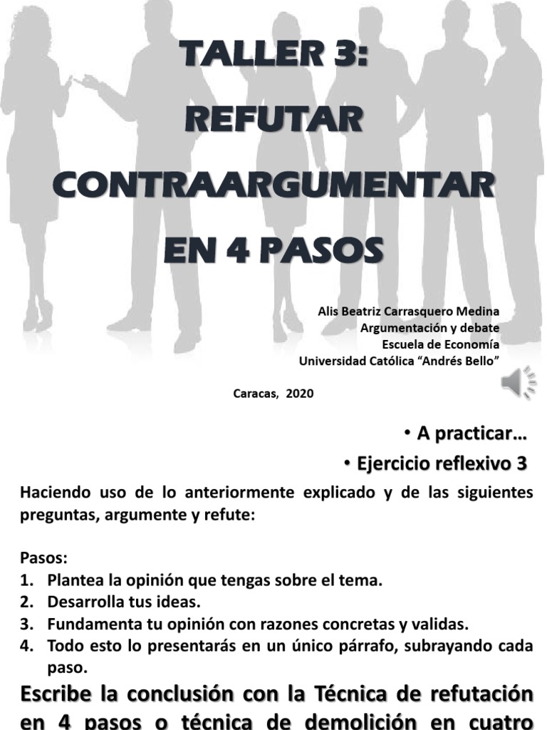 Taller Refutar en 4 Pasos | PDF | Clonación | Pena capital