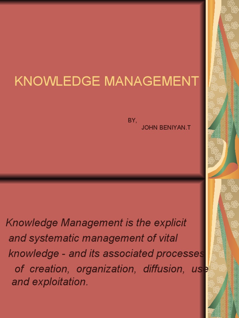 Understanding Knowledge Management Concepts | PDF | Knowledge Management | Cognitive Science