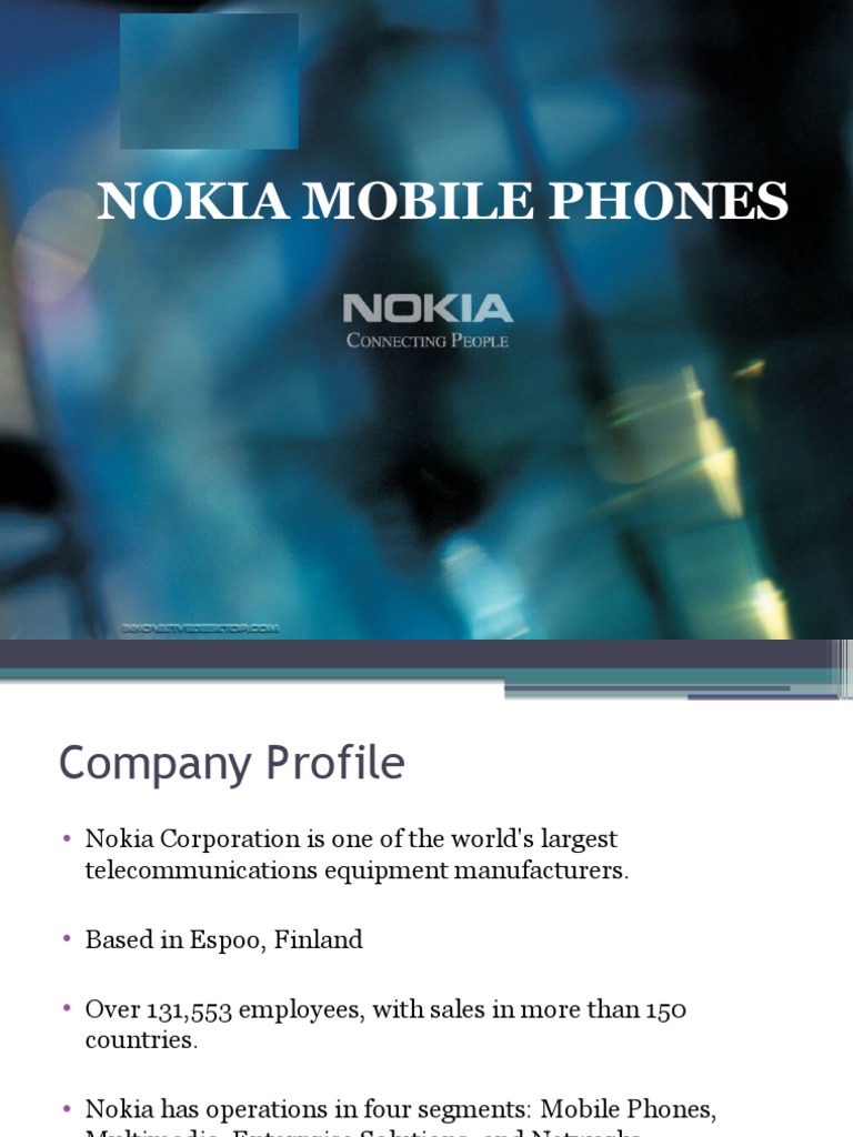 Nokia Mobile Phones Market Decline Analysis | PDF | Nokia | Mobile Phones