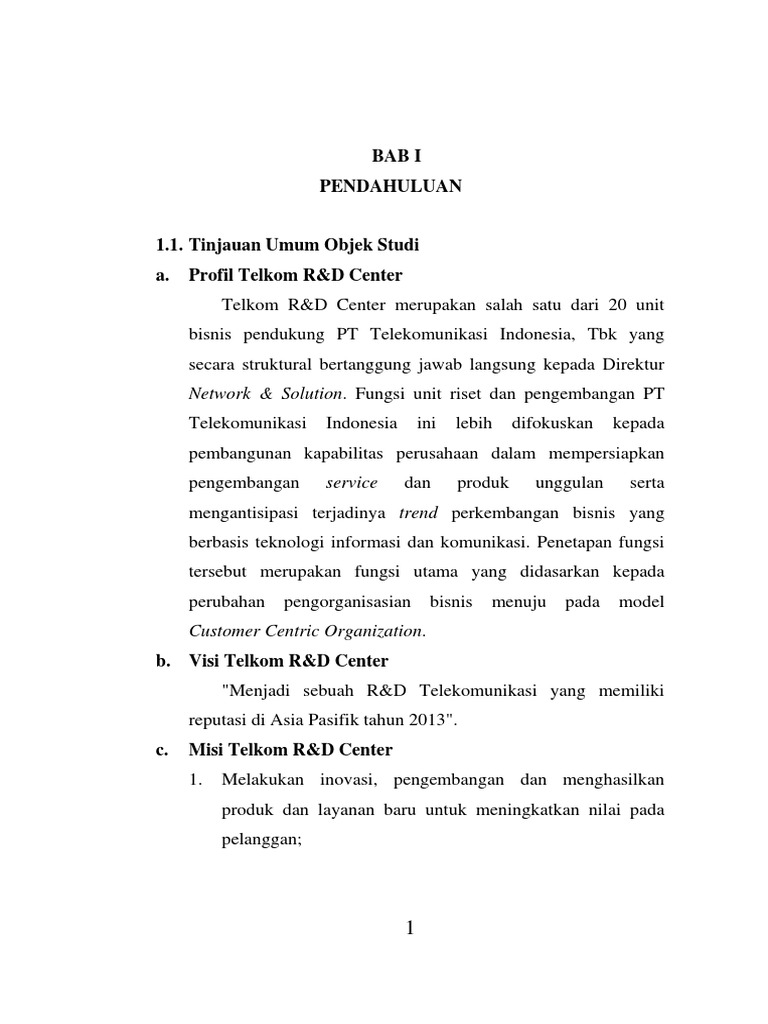 Bab1 | PDF | Bisnis