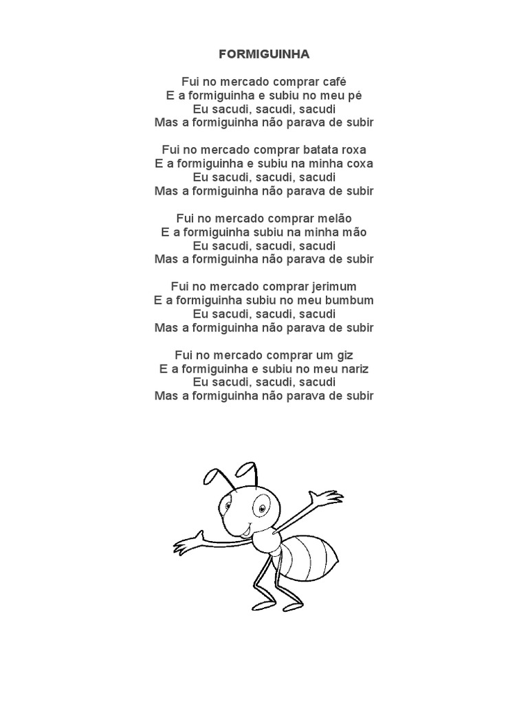 Formiguinha Letra | PDF