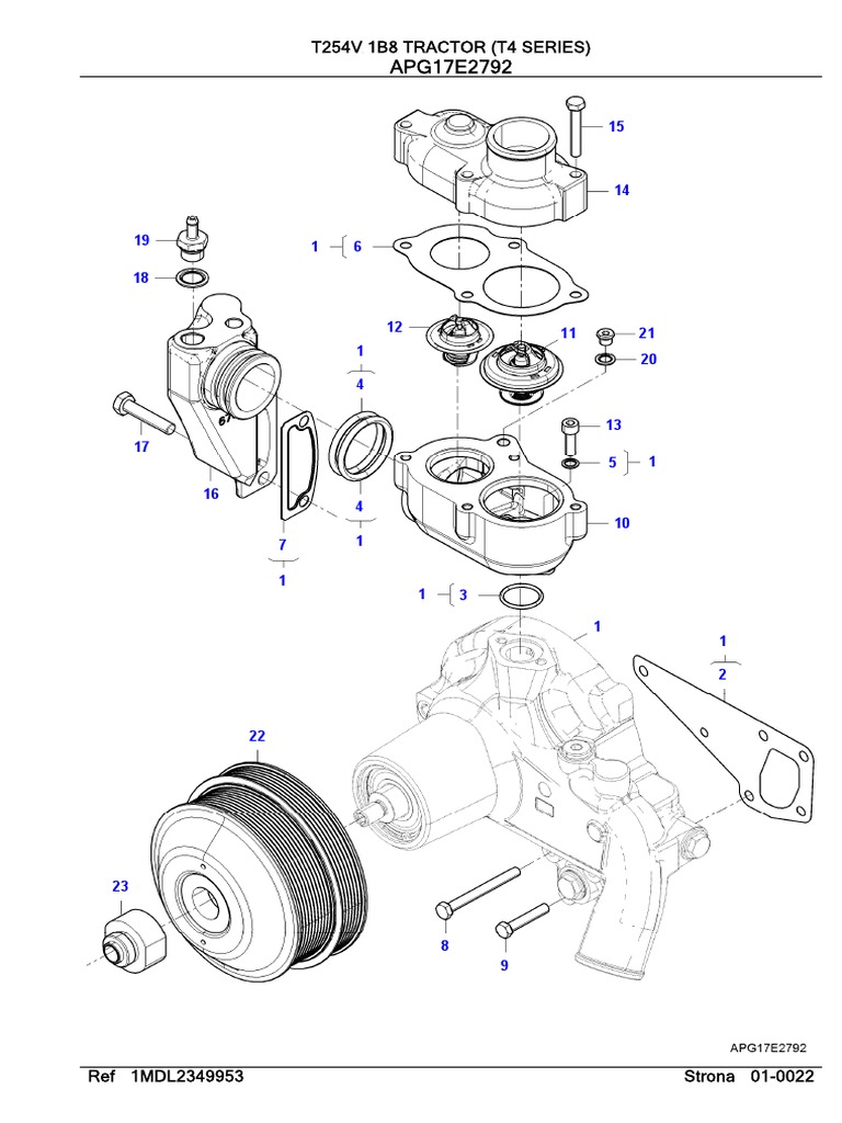 APG17E2792: T254V 1B8 Tractor (T4 Series) | PDF | Mechanical ...