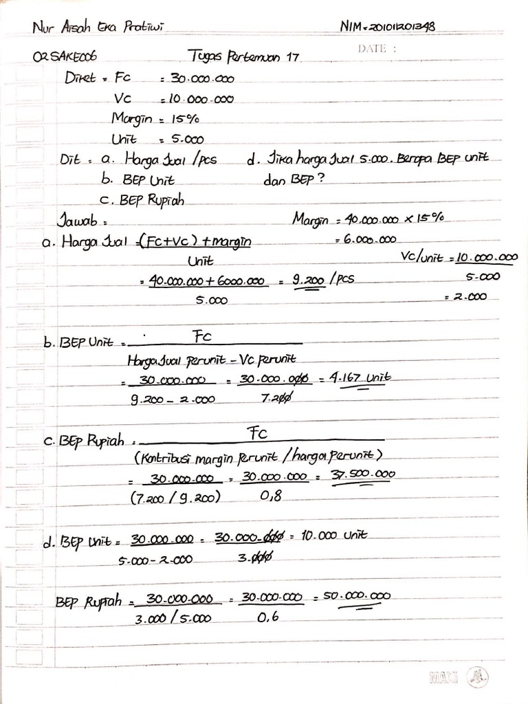 Tugas KWH Pertemuan 17 | PDF