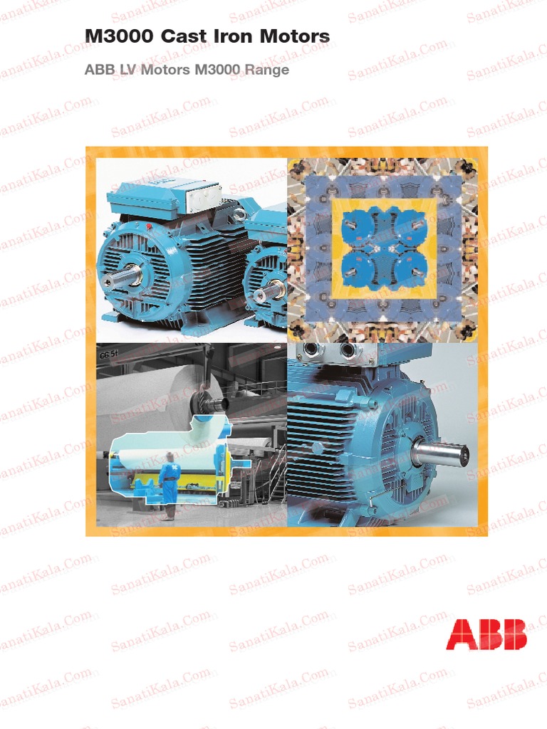 4 ABB General Performance High Efficiency Cast Iron Motors M2BA-M3BP ...
