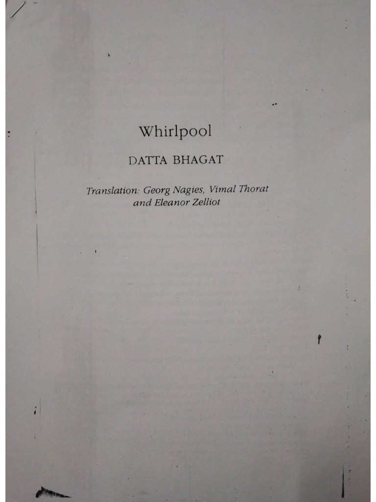 Whirlpool by Datta Bhagat | PDF