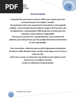 Rapport de stage chez Sonatrach TRC | PDF | Gaz naturel | Transport