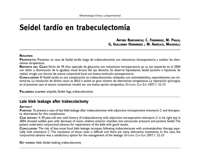 32 Seidel | PDF | Oftalmología | Sistema visual