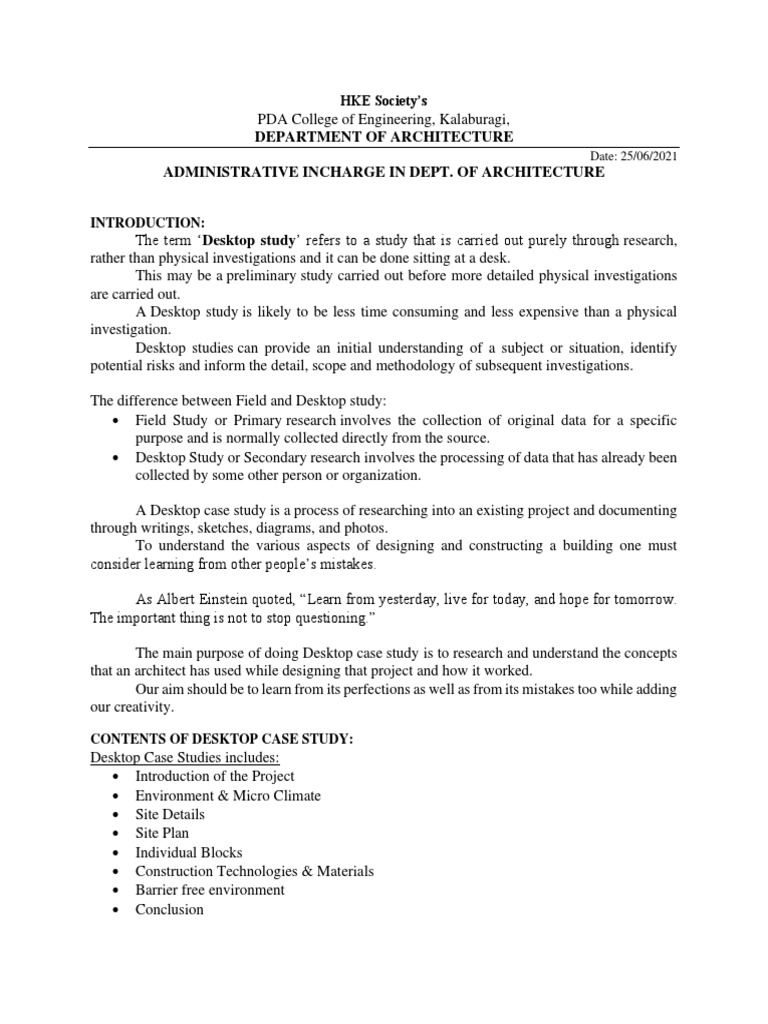 Desktop Case Study VIII Sem | Download Free PDF | Climate | Case Study