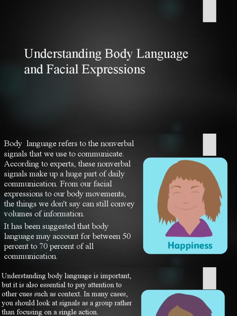 Understanding Body Language and Facial Expressions | Download Free PDF ...