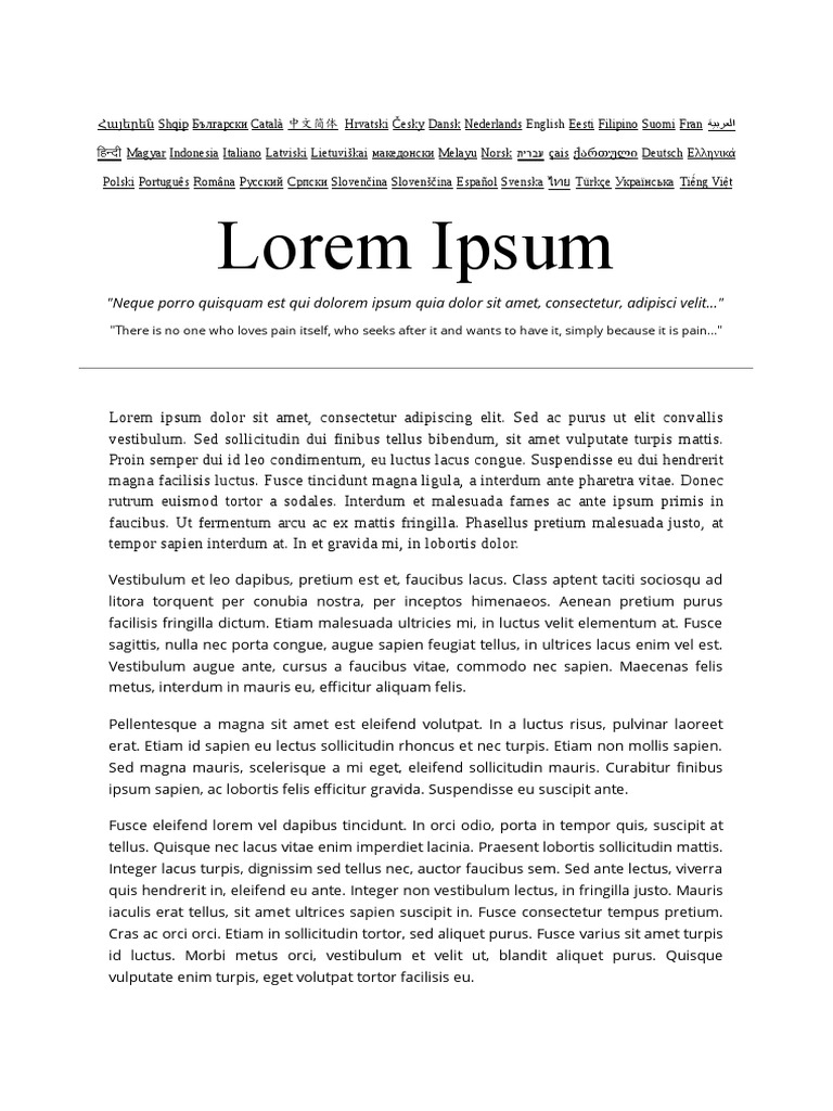 Lorem Ipsum: "Neque Porro Quisquam Est Qui Dolorem Ipsum Quia Dolor Sit Amet, Consectetur ...