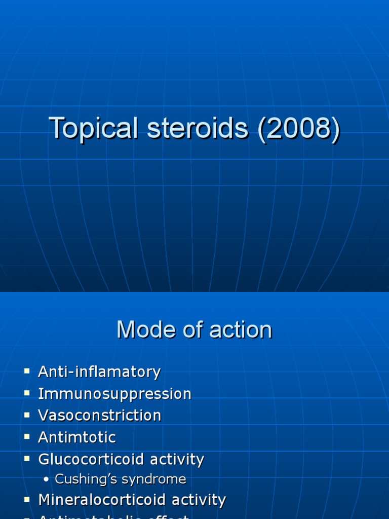 Topical Steroids | PDF | Endocrine System | Drugs