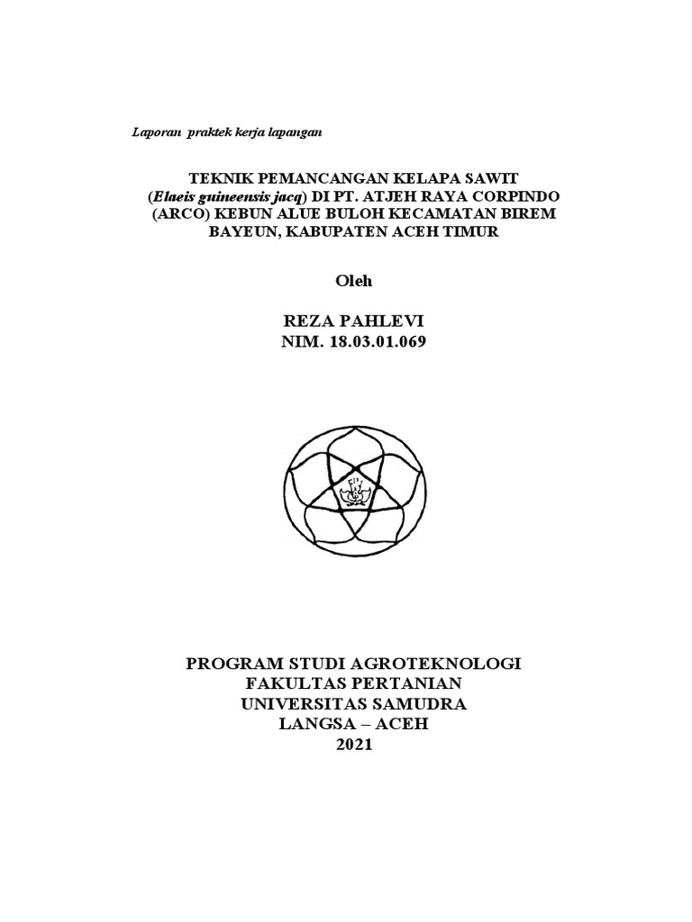 Laporan-PKL-reza - 1 - 1 | PDF