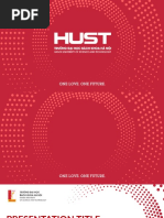 HUST PPT Template 2022 Blue 16x9 | PDF | Teaching Methods & Materials