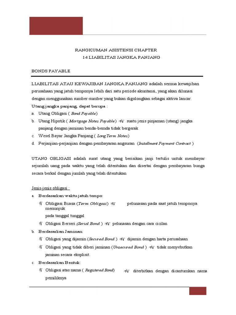 Rangkuman Chapter 14 | PDF