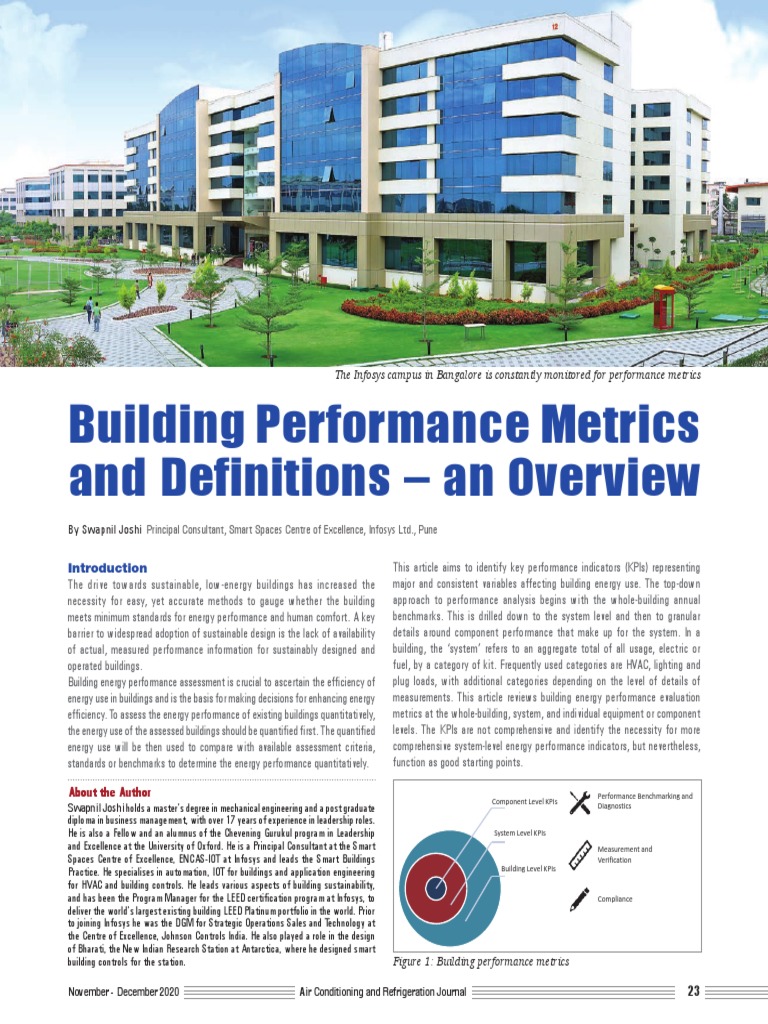 Building Performance Metrics and Definitions - An Overview | PDF ...