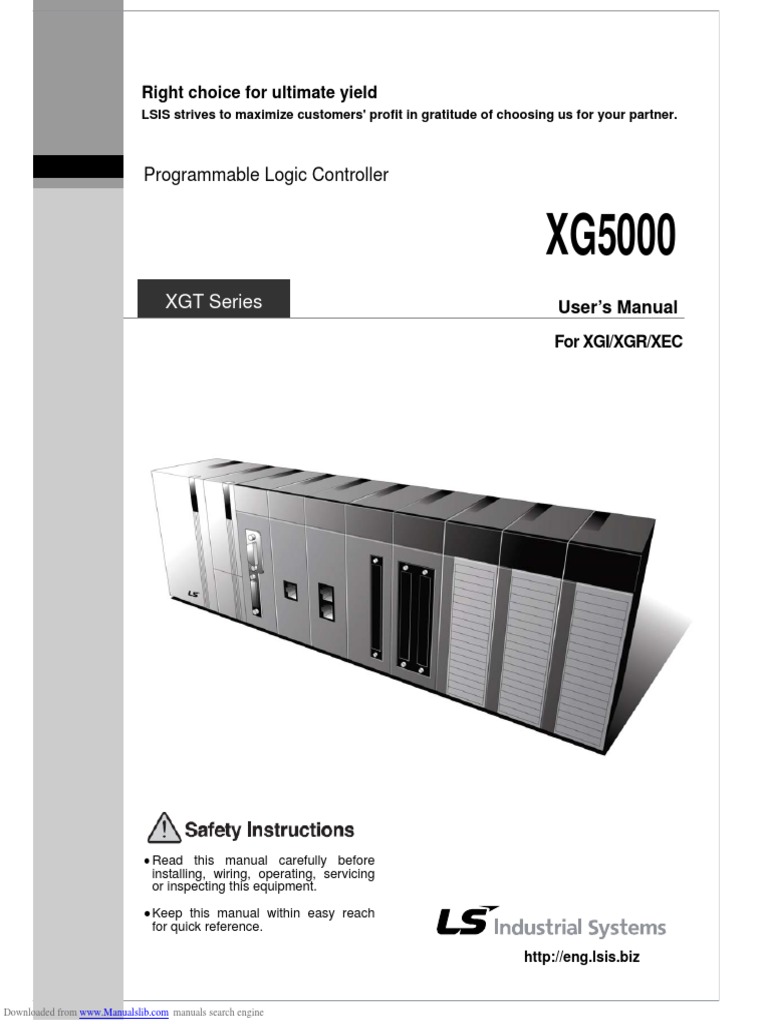 XG 5000 | PDF | Programmable Logic Controller | Subroutine