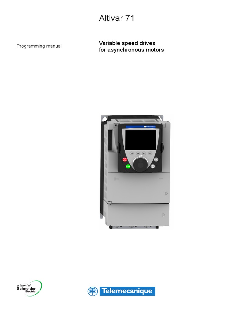 Altivar 71: Variable Speed Drives For Asynchronous Motors | PDF | Menu (Computing) | Computer ...