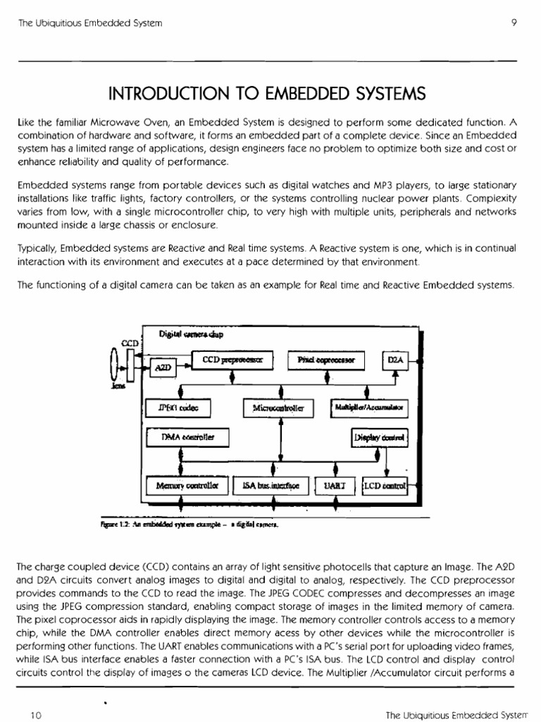 Introduction To Embedded Systems | PDF | Embedded System | Charge ...