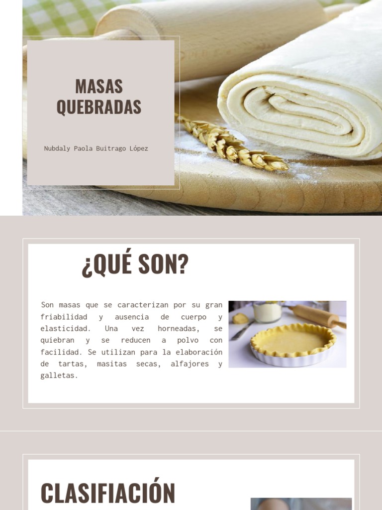 Masas Quebradas | PDF