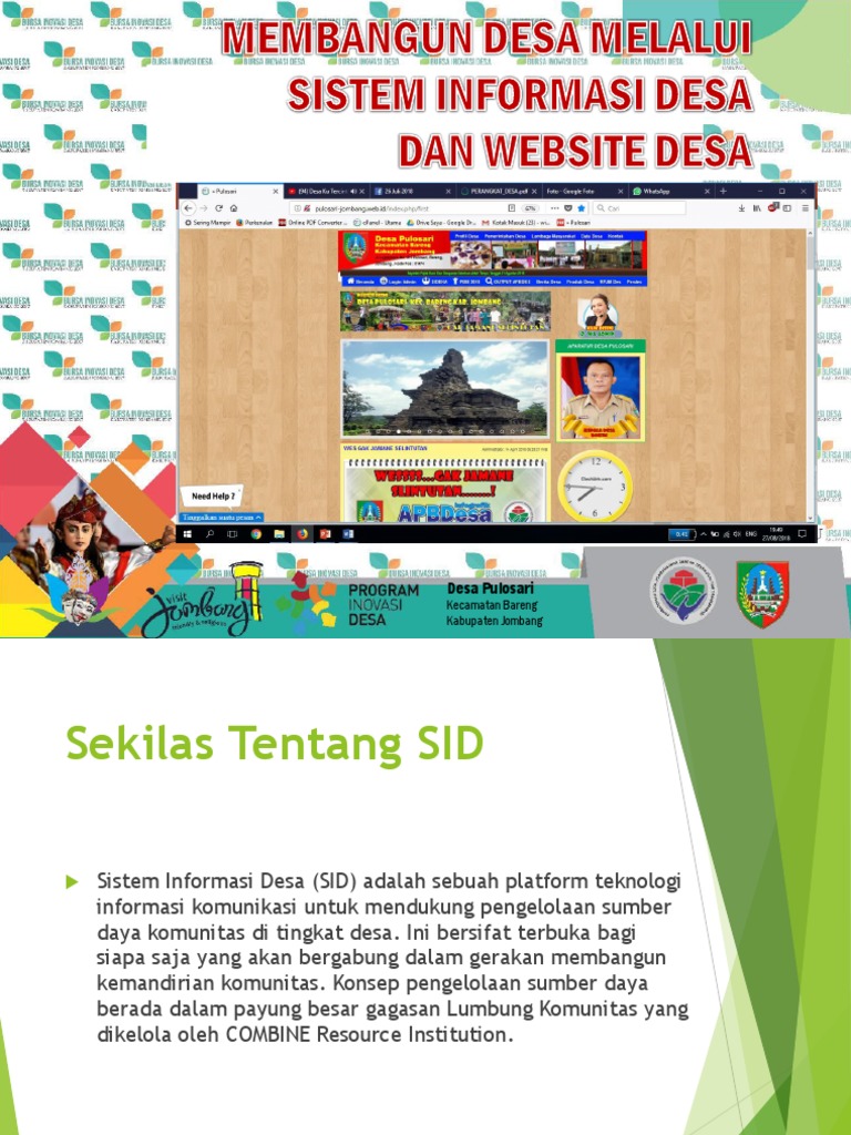 Mebangun Desa Melalui Sid | PDF