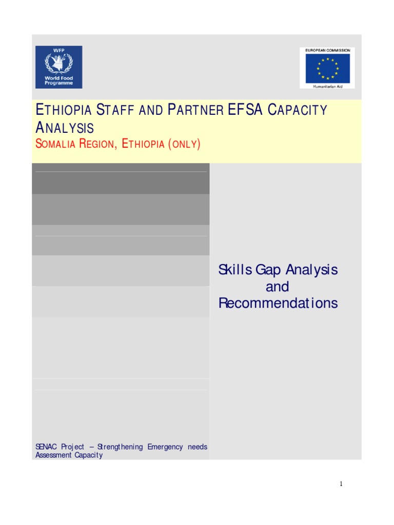 Ethiopia Sample TNA | PDF | Data Analysis | Aids