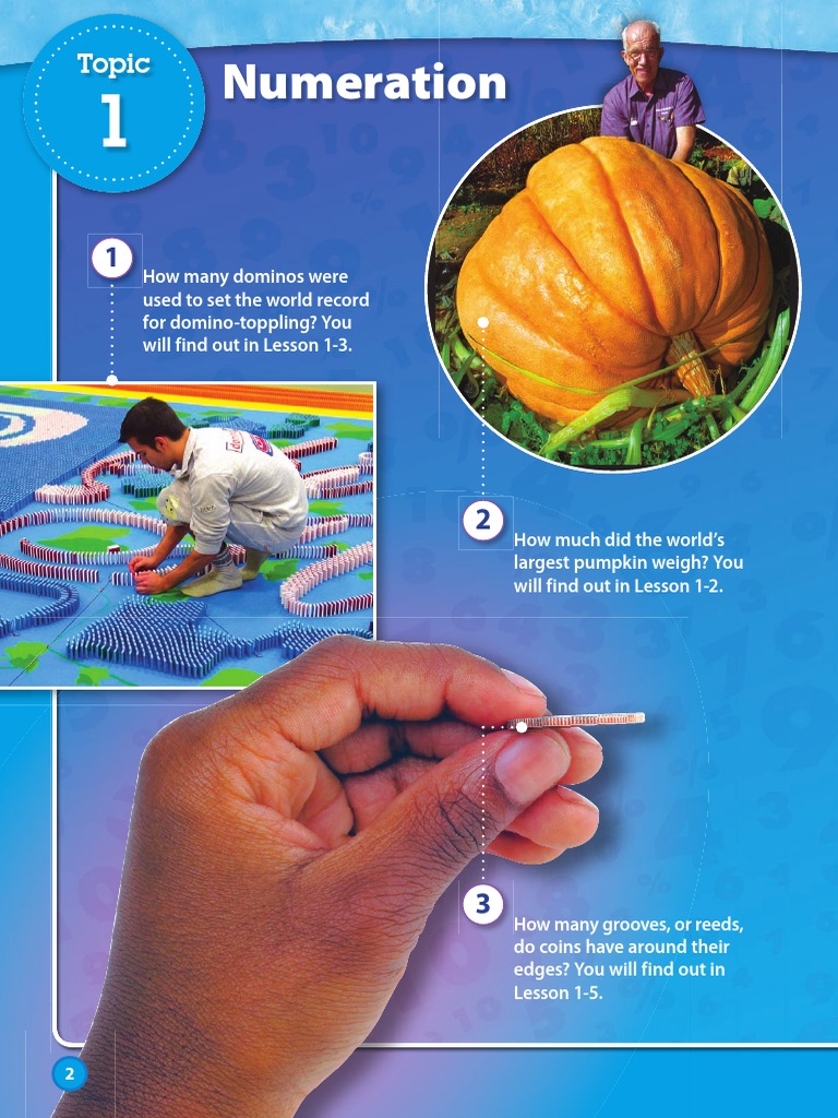 Envision Math 3rd GR Topic 1 | PDF | Numbers | Mathematics