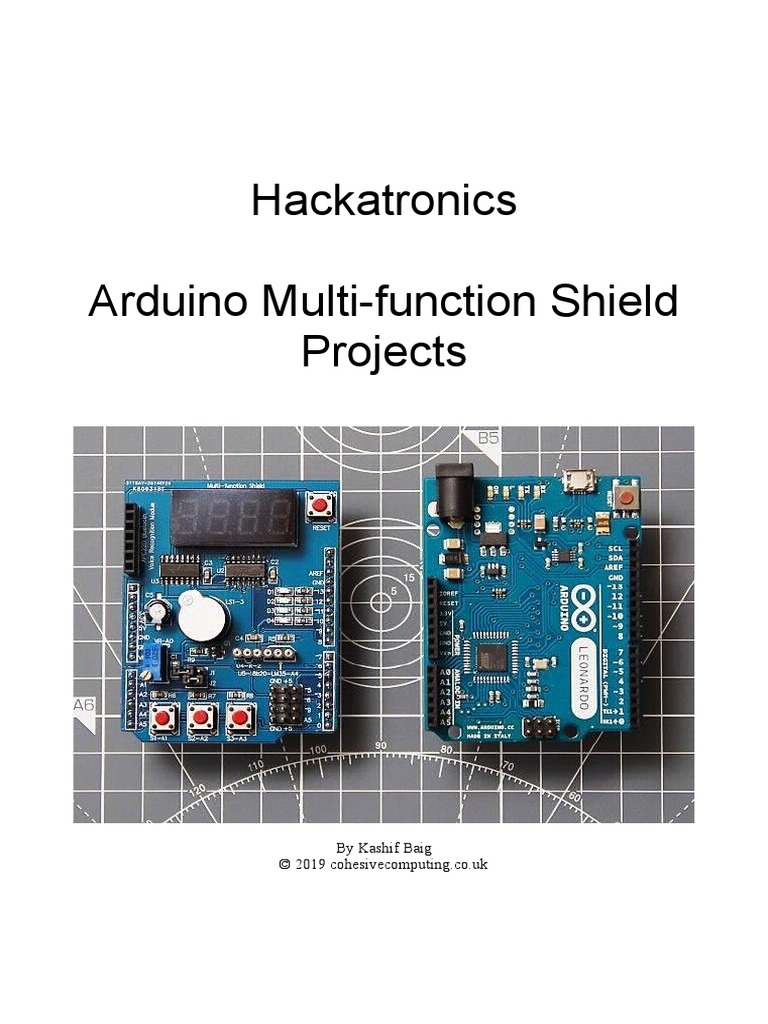 Hackatronics Arduino Multi Function Shield Pdf Arduino Timer